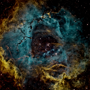 NGC 2244 Rosette Nebula | Telescope Live